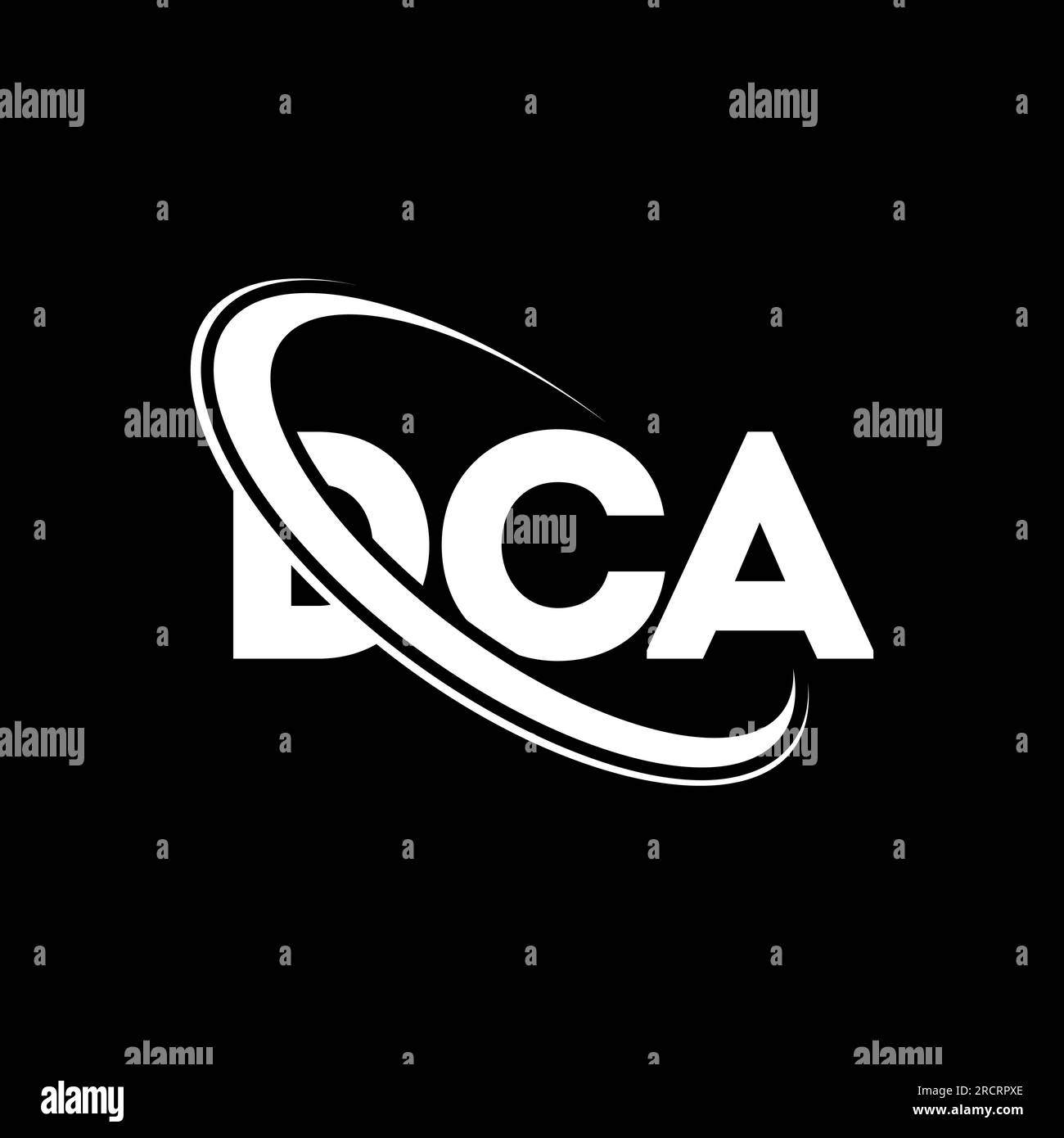DCA logo. DCA letter. DCA letter logo design. Initials DCA logo linked ...