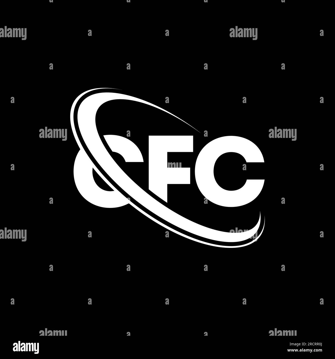 CFC logo. CFC letter. CFC letter logo design. Initials CFC logo linked ...