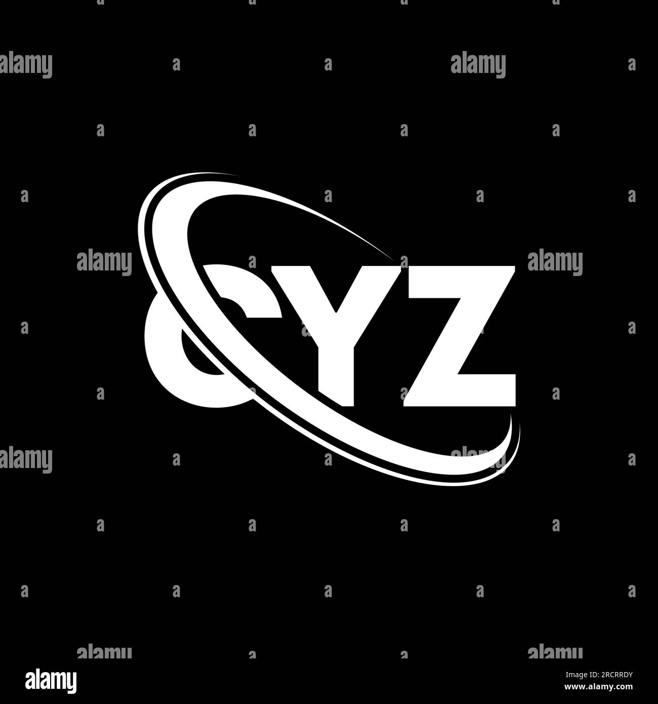CYZ logo. CYZ letter. CYZ letter logo design. Initials CYZ logo linked ...