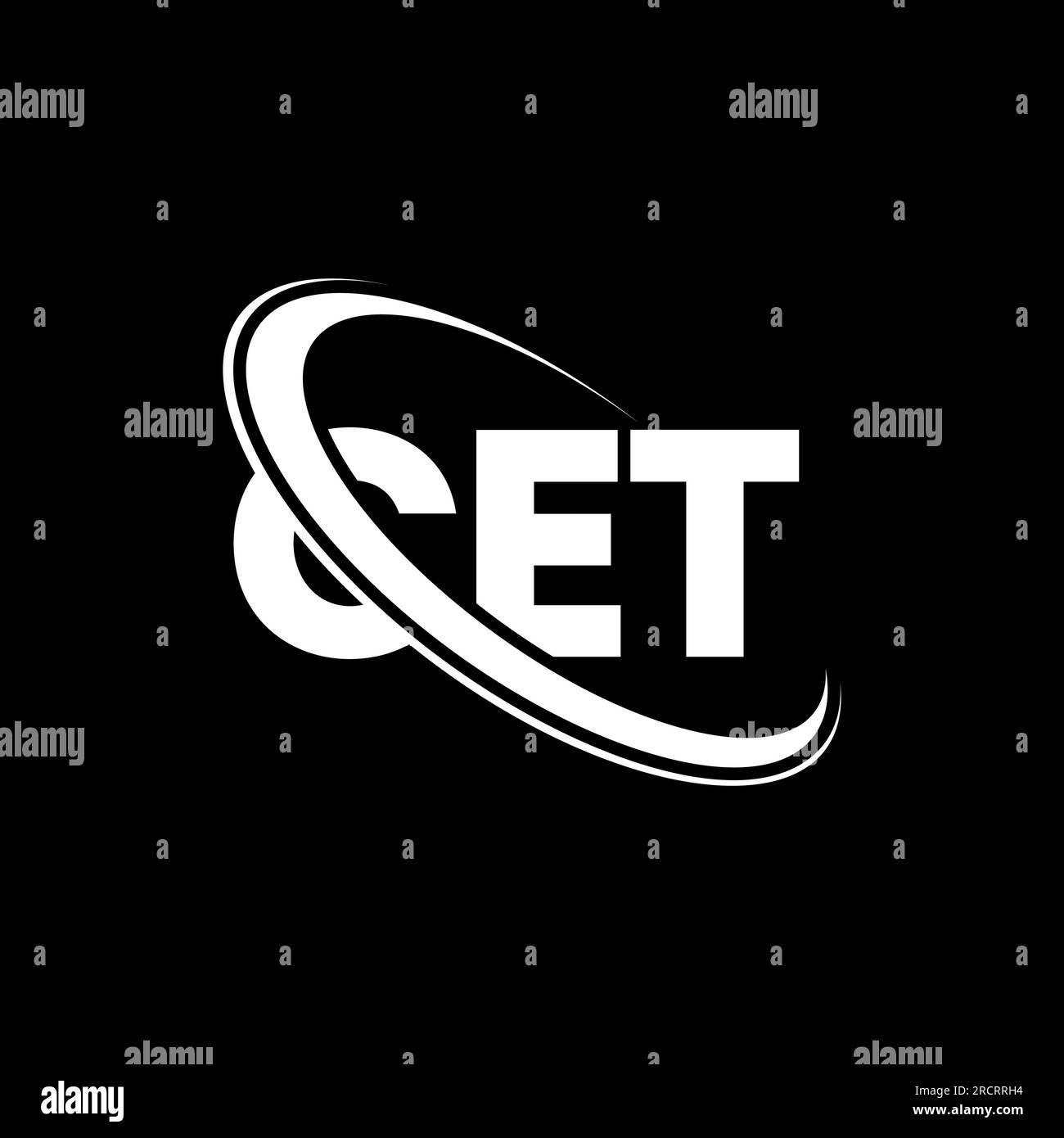 CET logo. CET letter. CET letter logo design. Initials CET logo linked ...