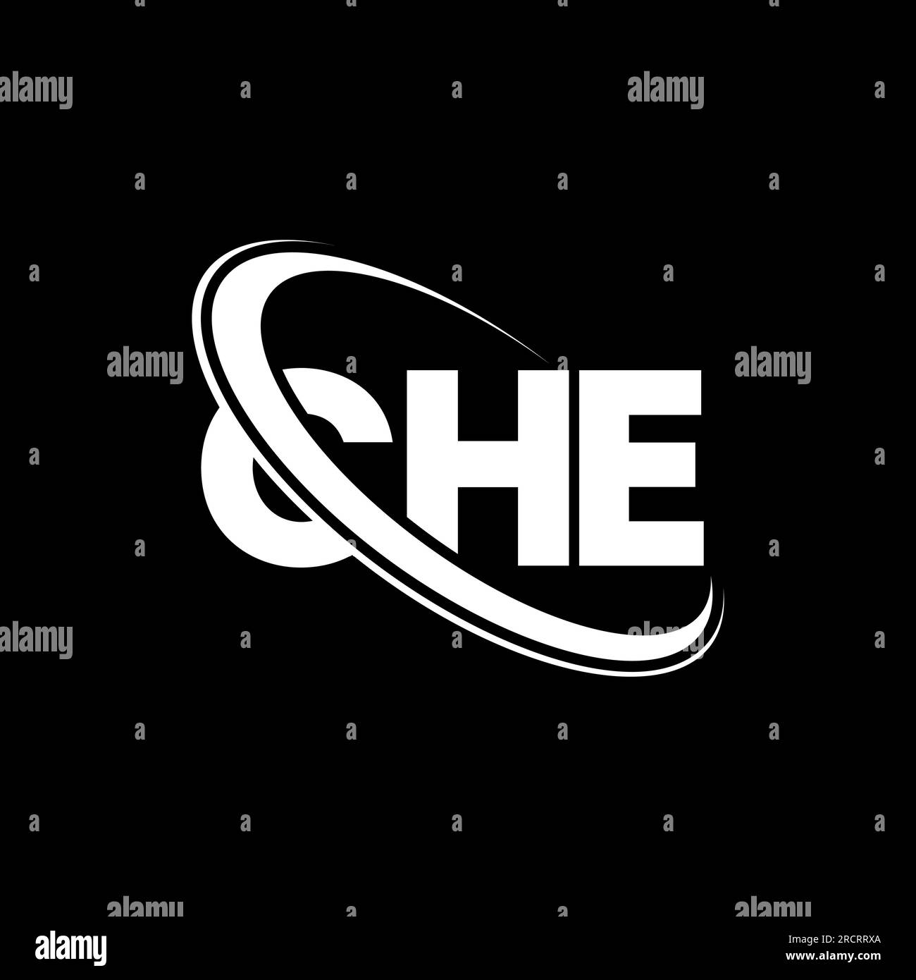 CHE logo. CHE letter. CHE letter logo design. Initials CHE logo linked ...