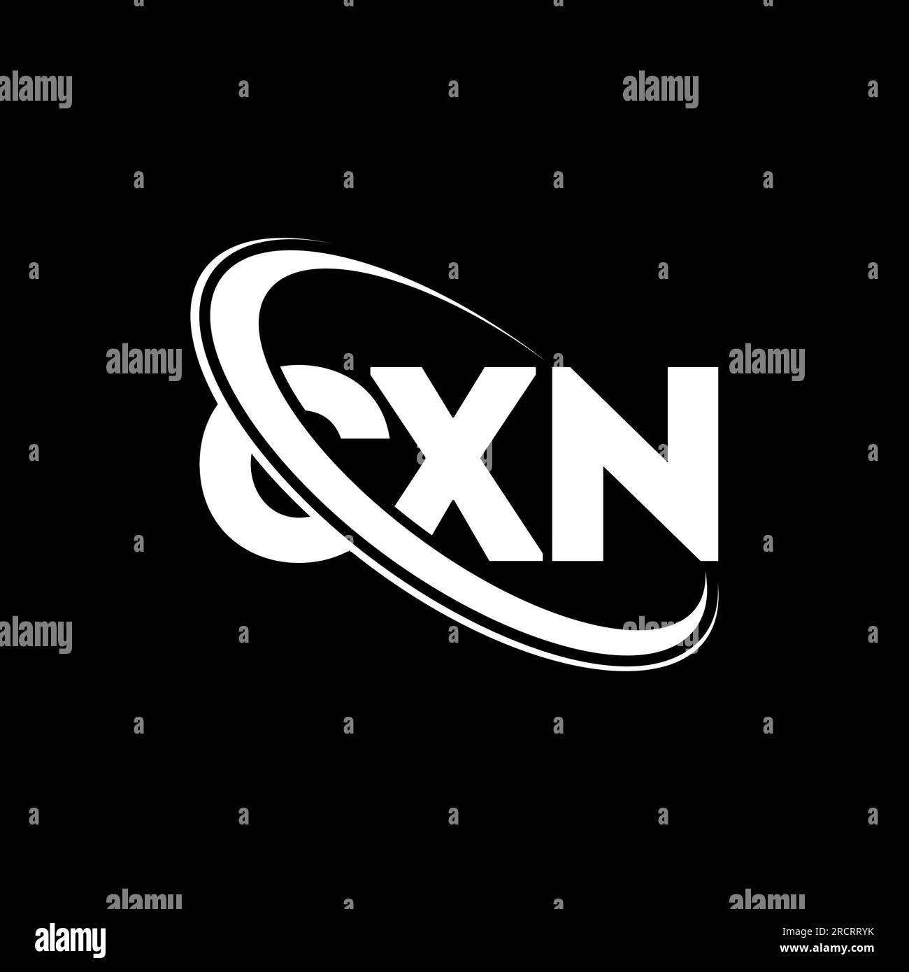 CXN logo. CXN letter. CXN letter logo design. Initials CXN logo linked ...