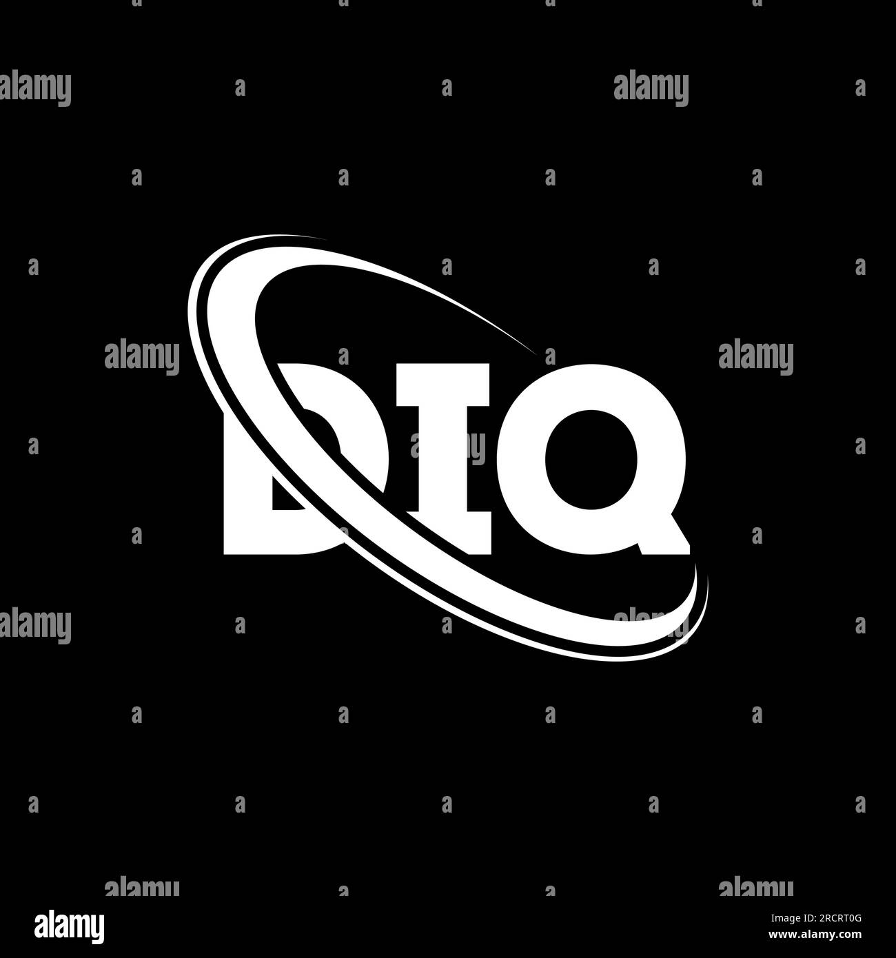 DIQ logo. DIQ letter. DIQ letter logo design. Initials DIQ logo linked ...