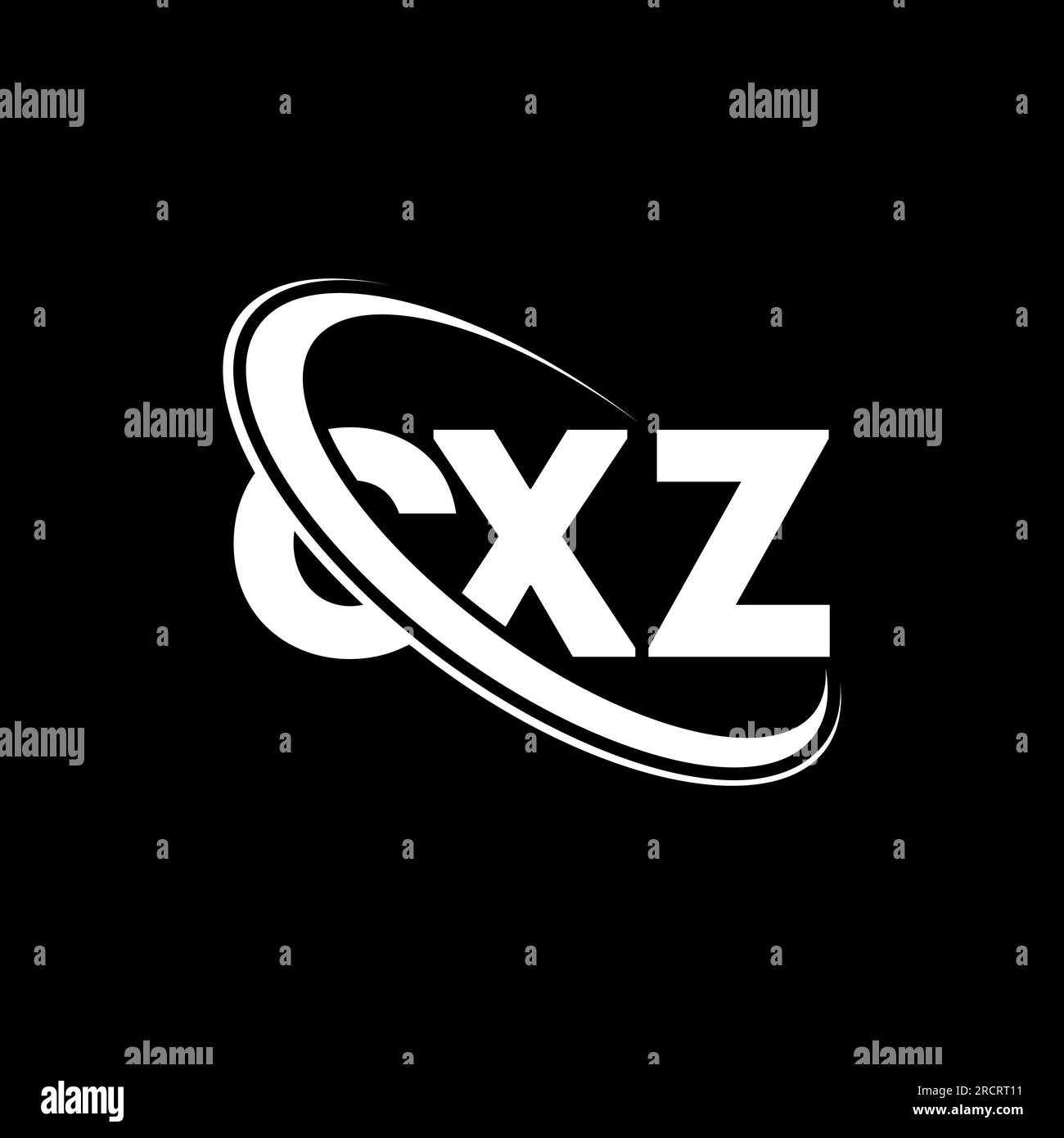 CXZ logo. CXZ letter. CXZ letter logo design. Initials CXZ logo linked ...