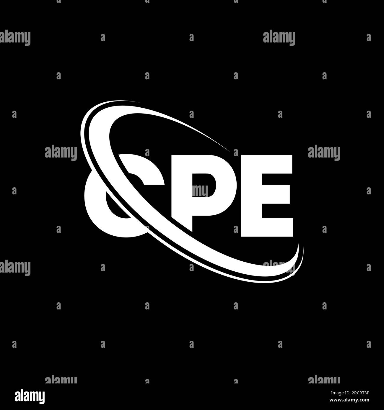 CPE logo. CPE letter. CPE letter logo design. Initials CPE logo linked ...