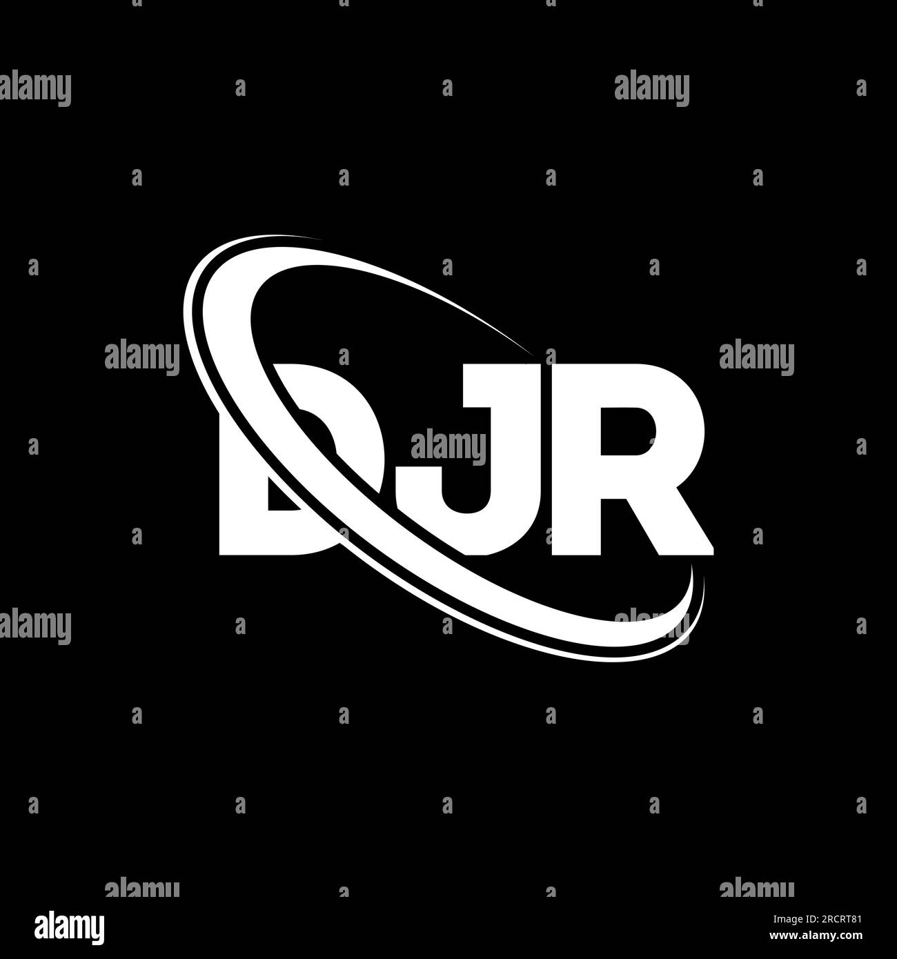 Djr logo design Black and White Stock Photos & Images - Alamy
