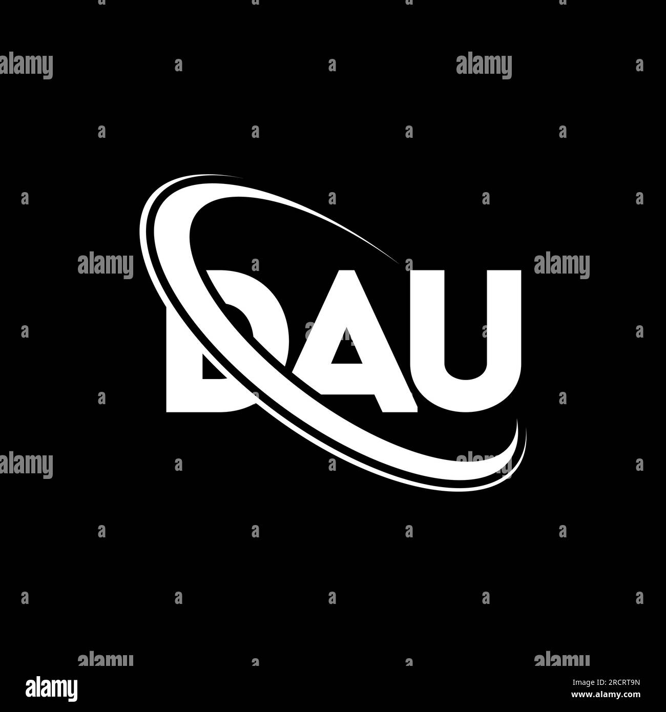 DAU logo. DAU letter. DAU letter logo design. Initials DAU logo linked ...