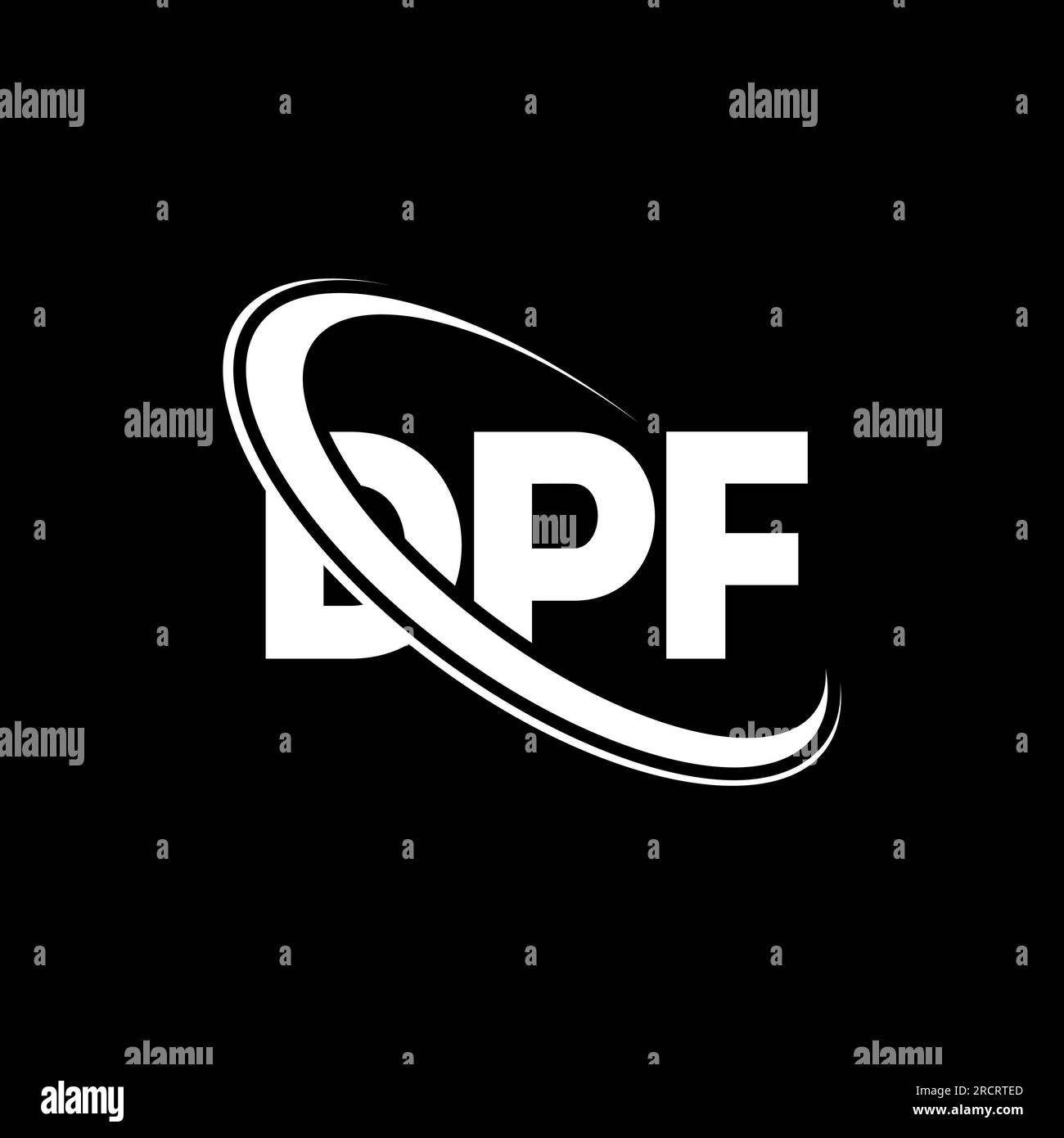 DPF logo. DPF letter. DPF letter logo design. Initials DPF logo linked ...