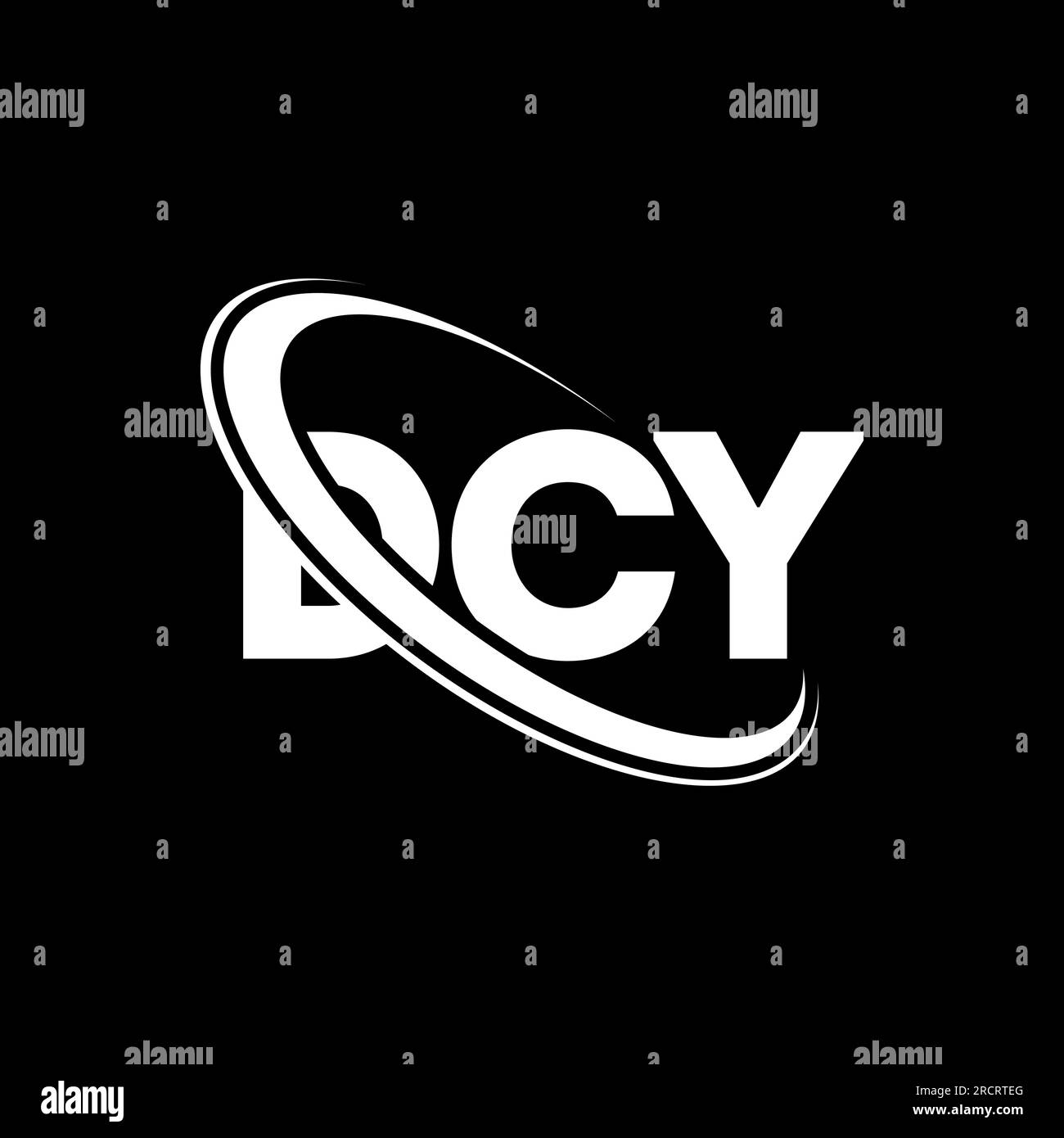 DCY logo. DCY letter. DCY letter logo design. Initials DCY logo linked ...