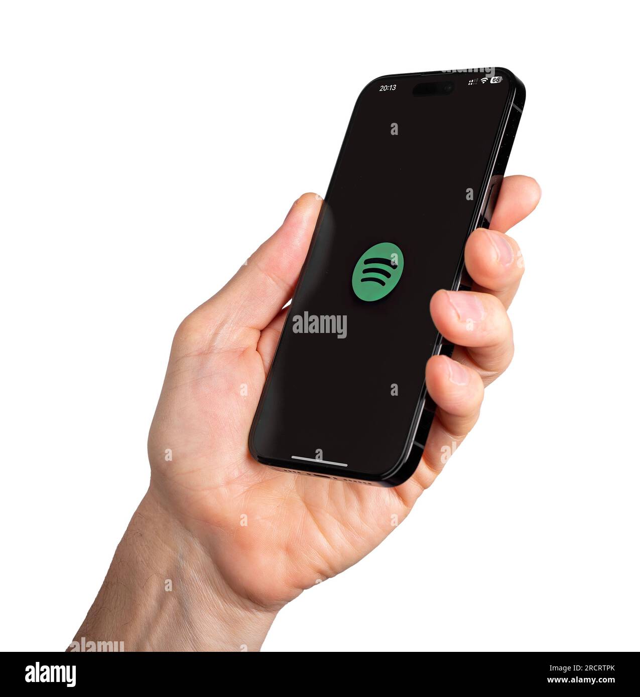 Spotify logo phone app Cut Out Stock Images & Pictures - Alamy