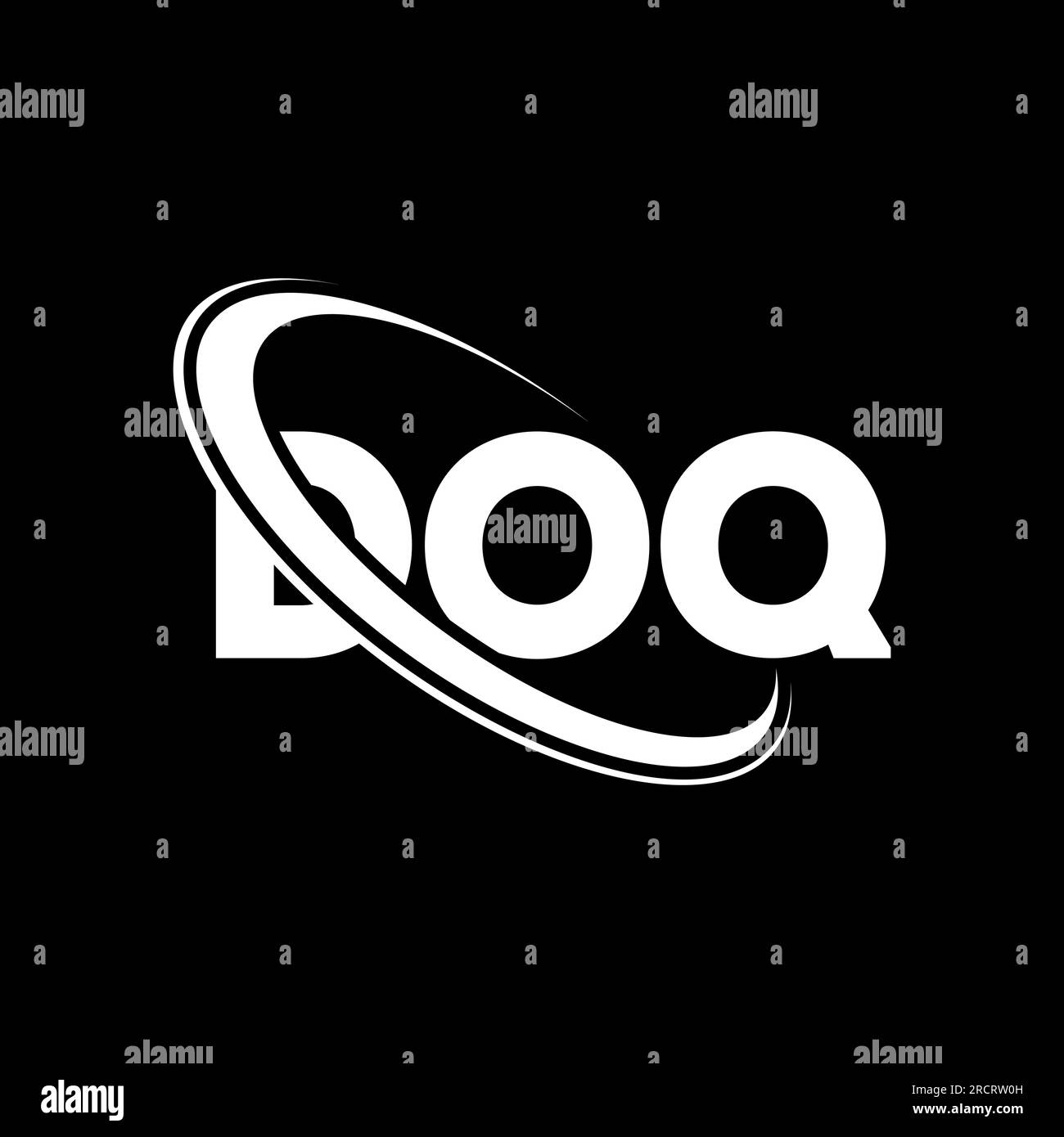DOQ logo. DOQ letter. DOQ letter logo design. Initials DOQ logo linked ...