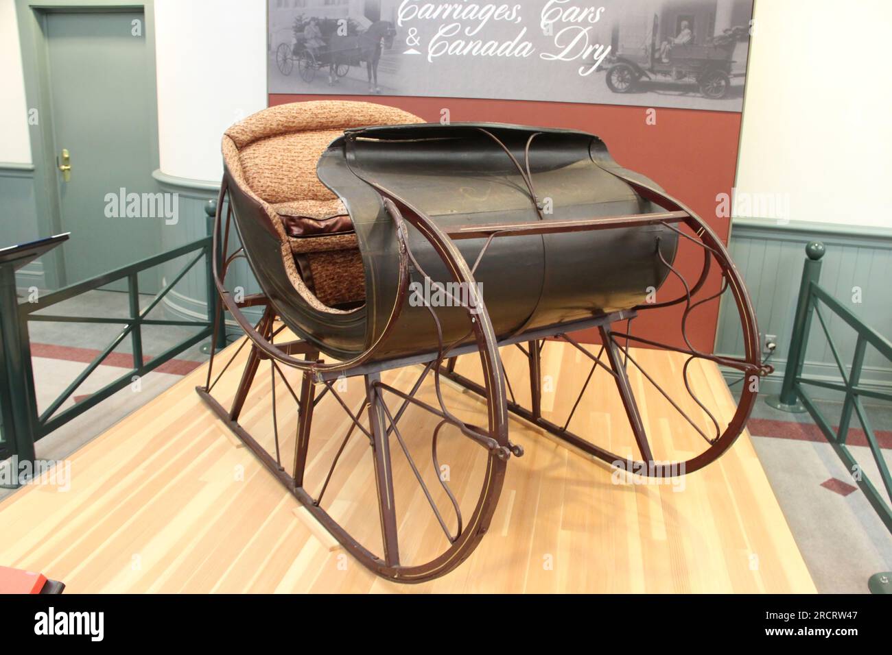 Carriages in Carriage Museum, Alberta, Canada Stock Photo - Alamy