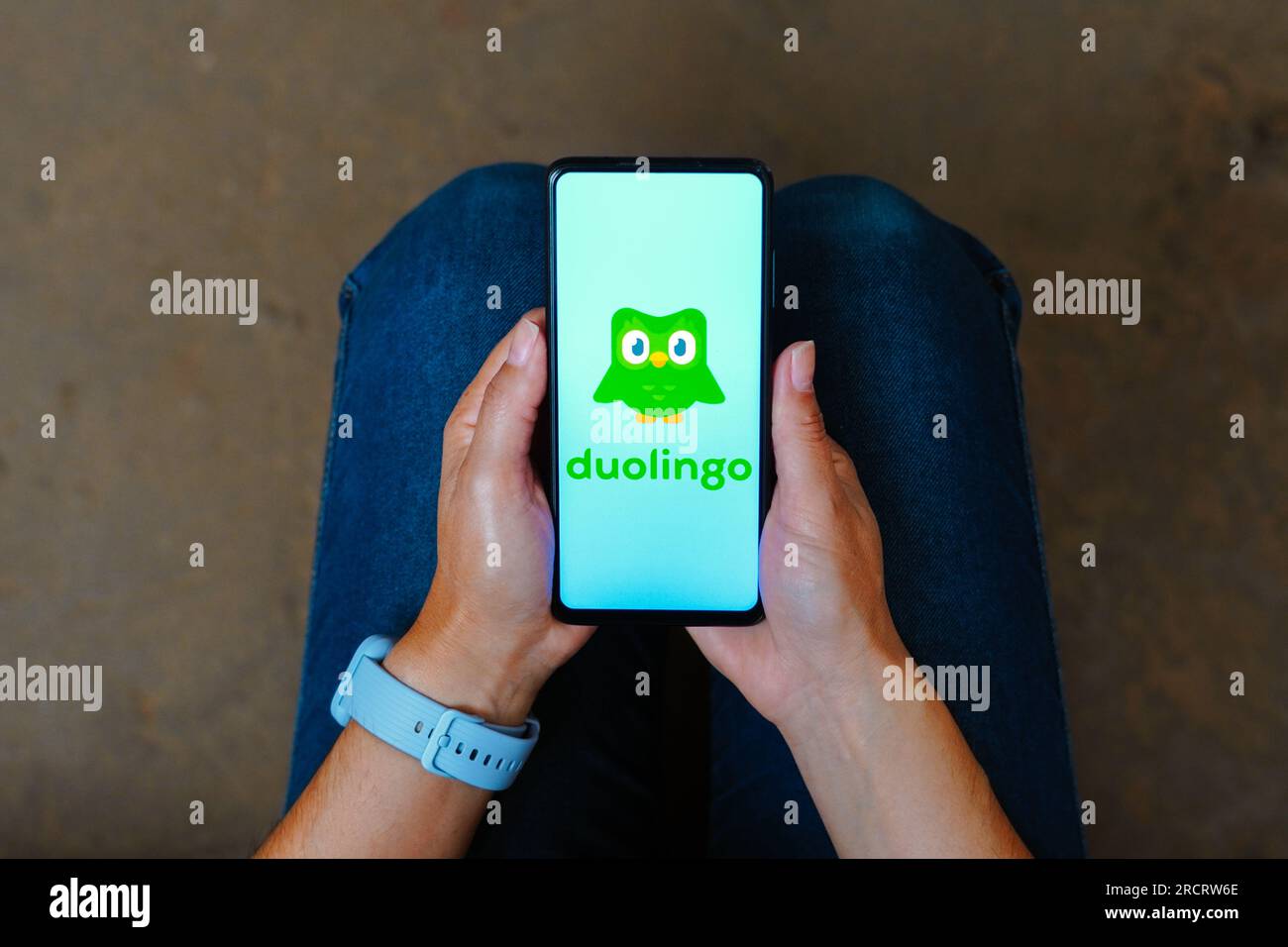 Logo duolingo hi-res stock photography and images - Alamy