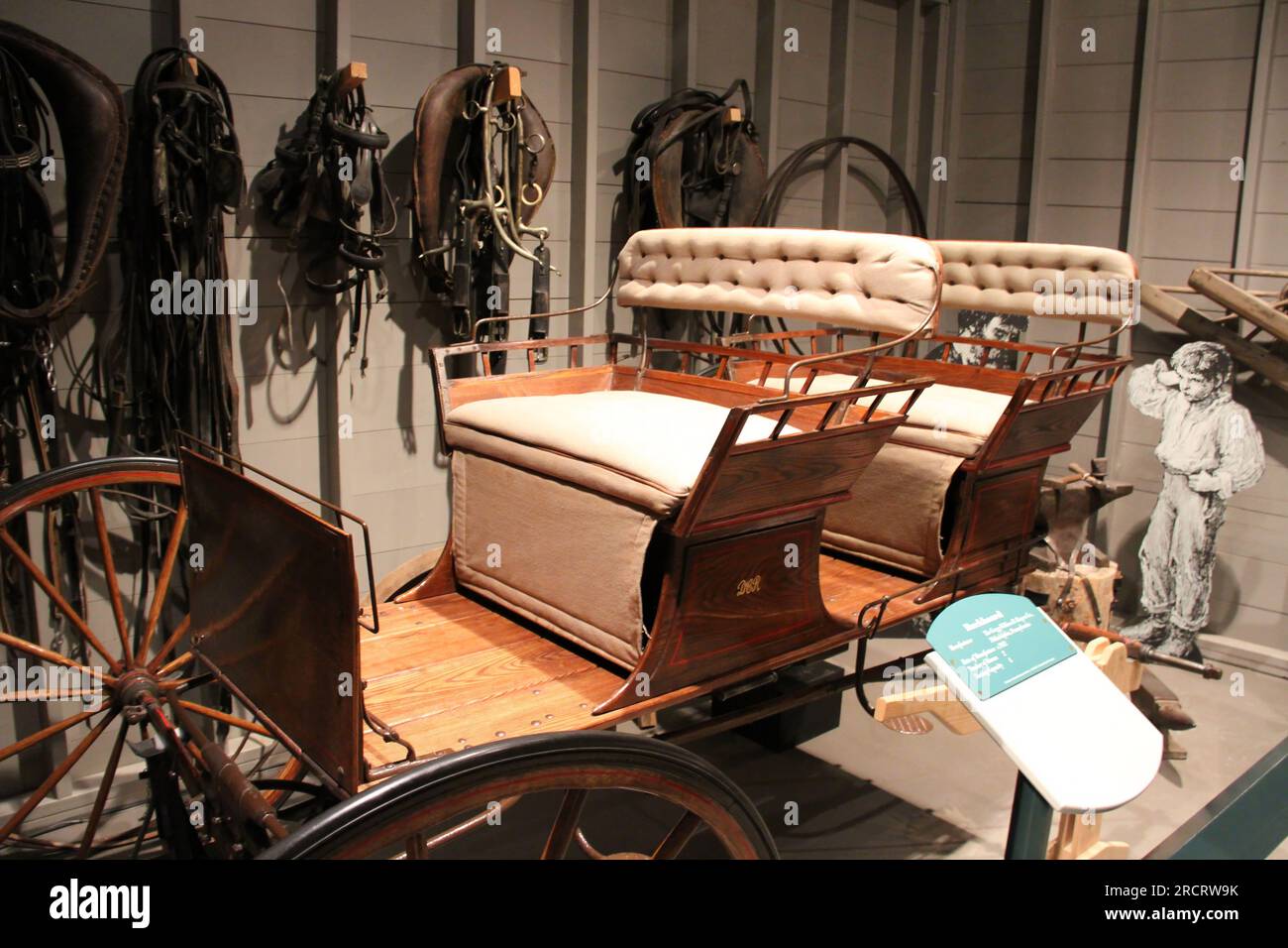 Carriages in Carriage Museum, Alberta, Canada Stock Photo - Alamy