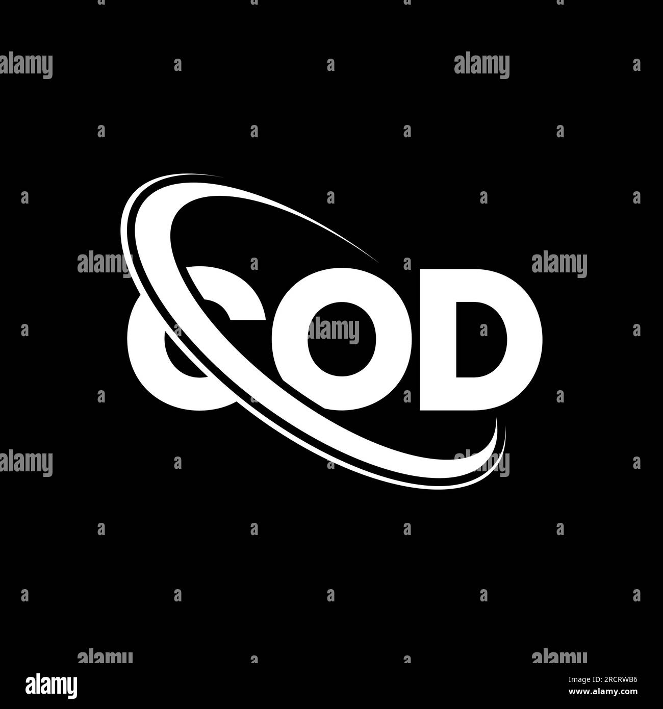 COD logo. COD letter. COD letter logo design. Initials COD logo linked ...