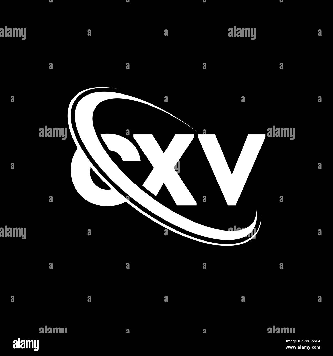 CXV logo. CXV letter. CXV letter logo design. Initials CXV logo linked ...