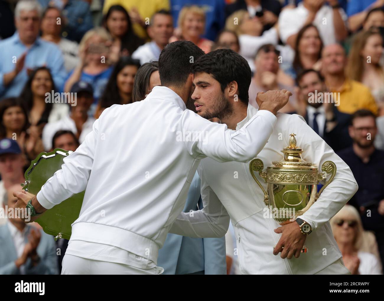 Djokovic wimbledon 2023 trophy hi-res stock photography and images - Alamy