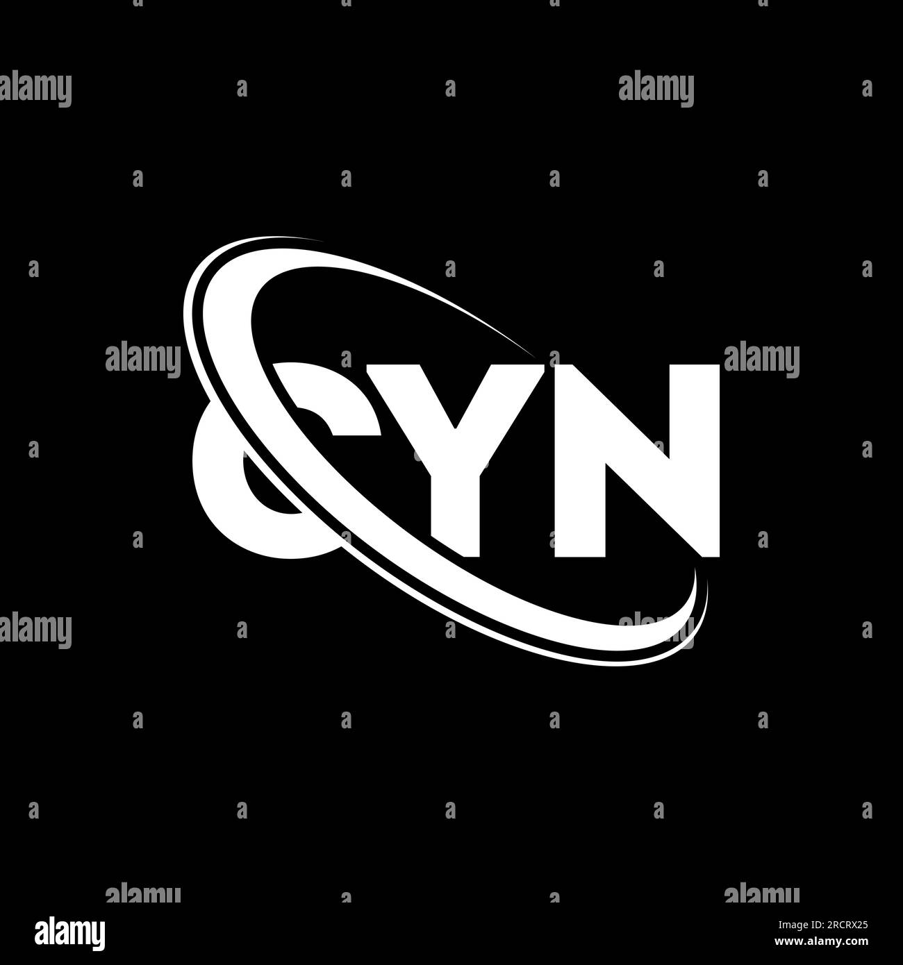 CYN logo. CYN letter. CYN letter logo design. Initials CYN logo linked ...