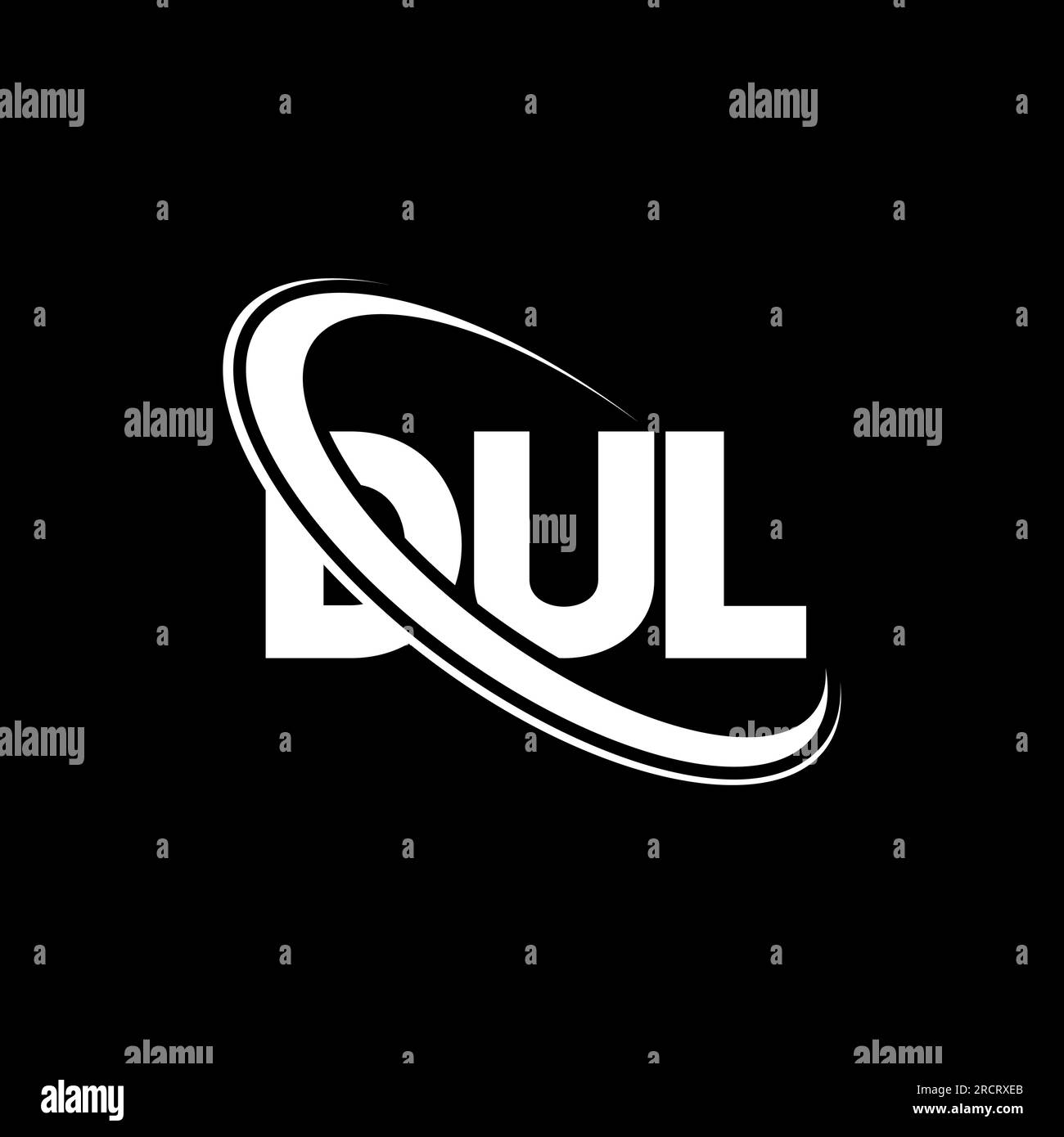 DUL logo. DUL letter. DUL letter logo design. Initials DUL logo linked ...