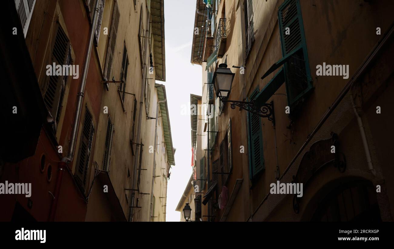 NICE, FRANCE - CIRCA MARCH, 2023: Old town of Nice, France in the ...