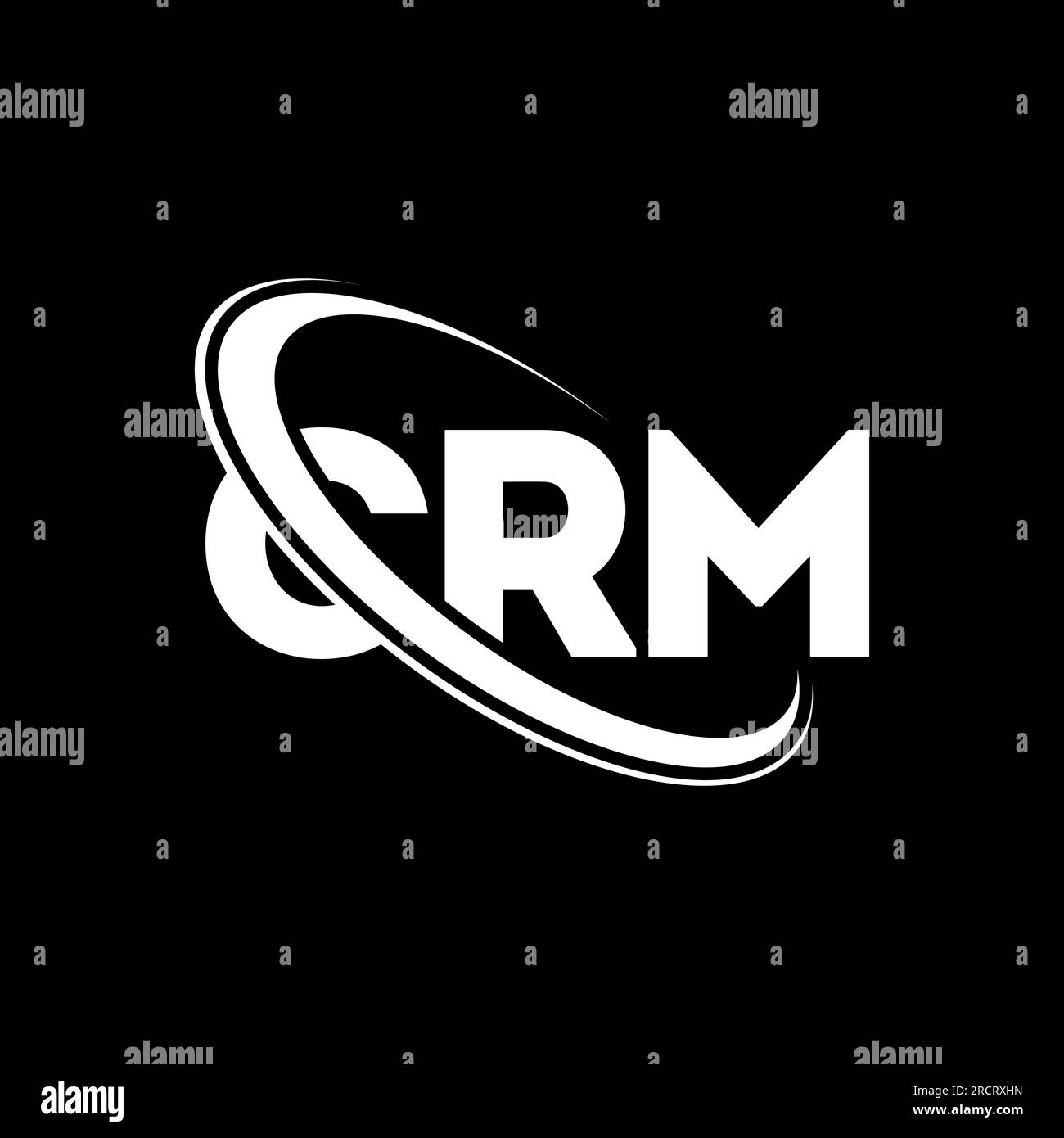 CRM logo. CRM letter. CRM letter logo design. Initials CRM logo linked ...