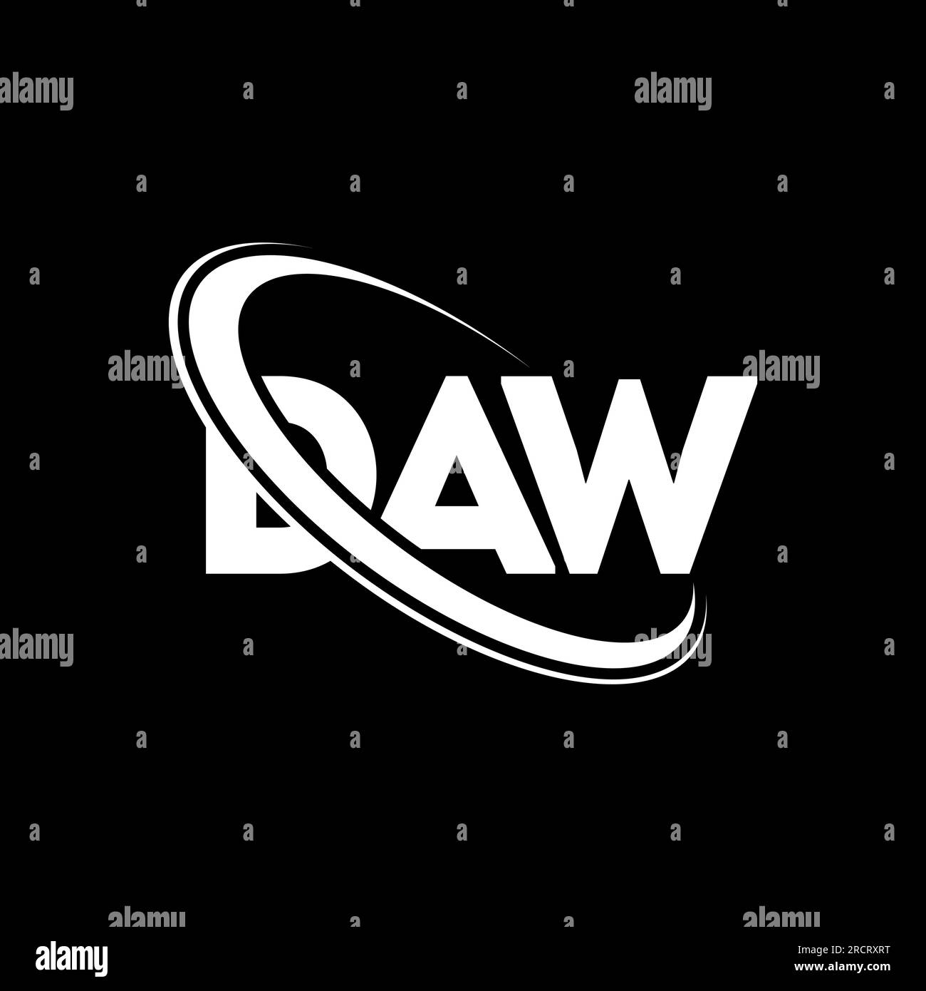 DAW logo. DAW letter. DAW letter logo design. Initials DAW logo linked ...