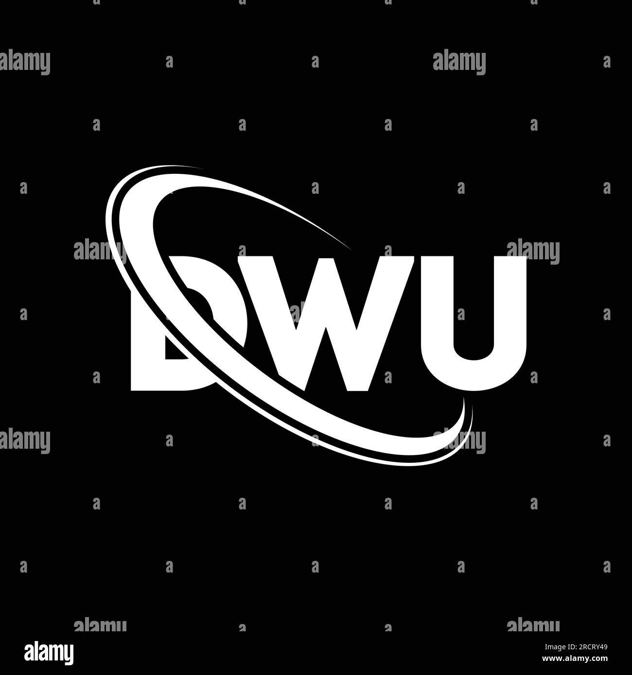 DWU logo. DWU letter. DWU letter logo design. Initials DWU logo linked ...