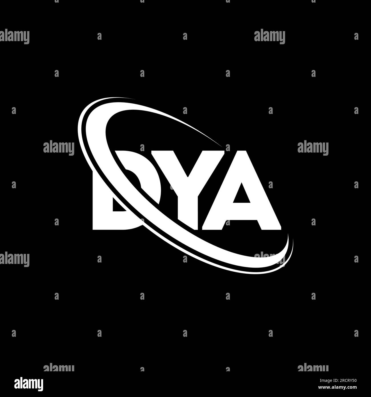 DYA logo. DYA letter. DYA letter logo design. Initials DYA logo linked ...
