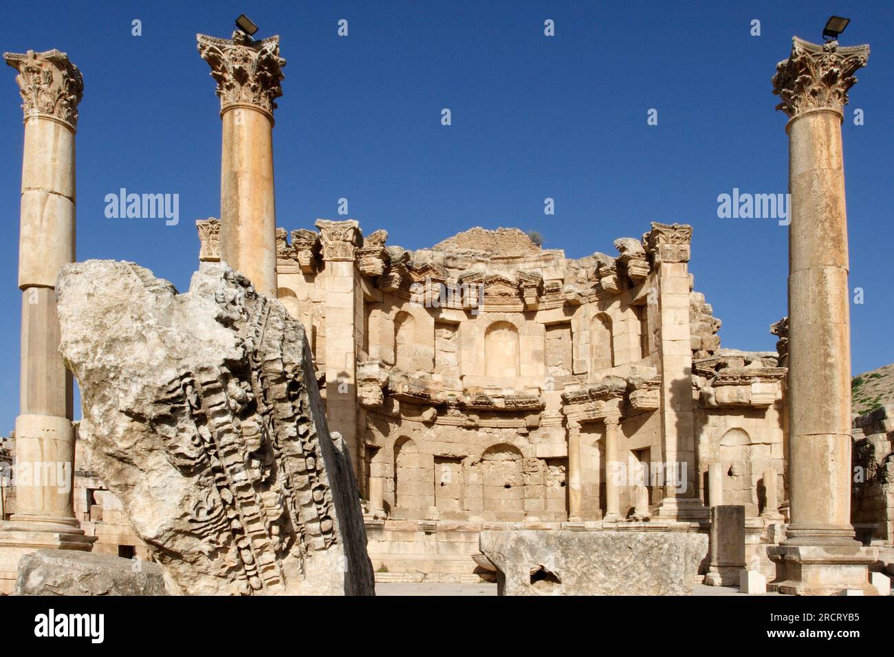 Cathedral of gerasa hi-res stock photography and images - Alamy