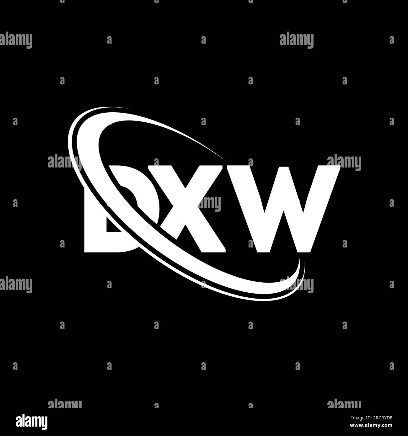 Dxw monogram Stock Vector Images - Alamy