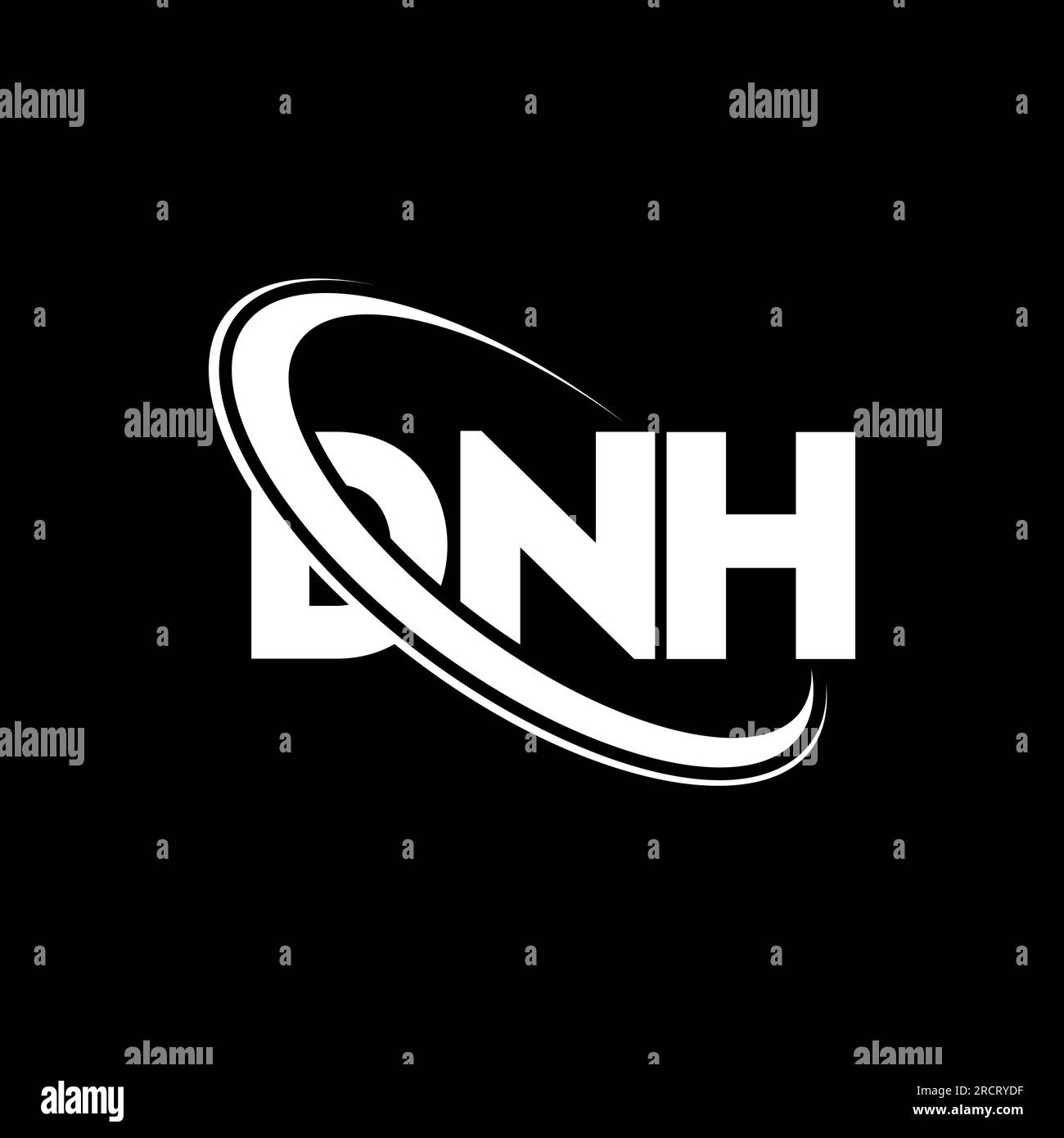 DNH logo. DNH letter. DNH letter logo design. Initials DNH logo linked ...