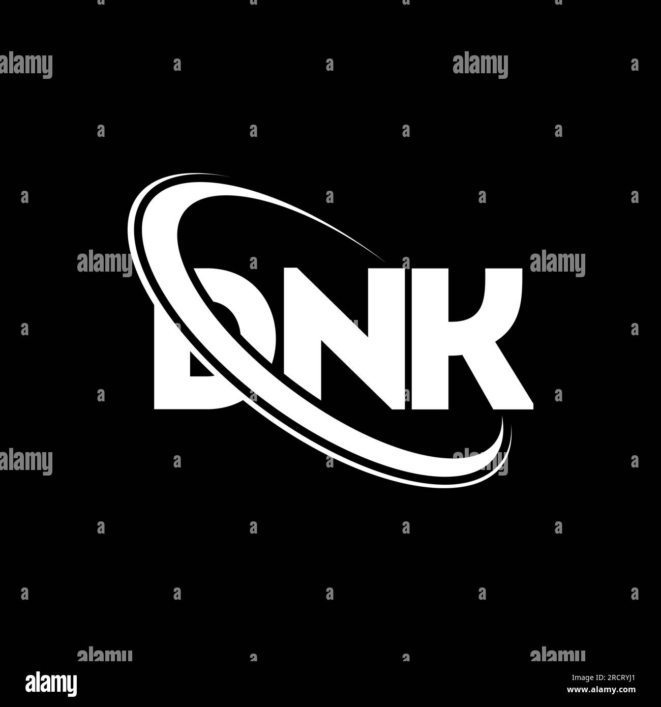 DNK logo. DNK letter. DNK letter logo design. Initials DNK logo linked ...