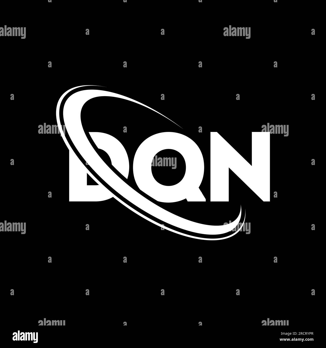 DQN logo. DQN letter. DQN letter logo design. Initials DQN logo linked ...