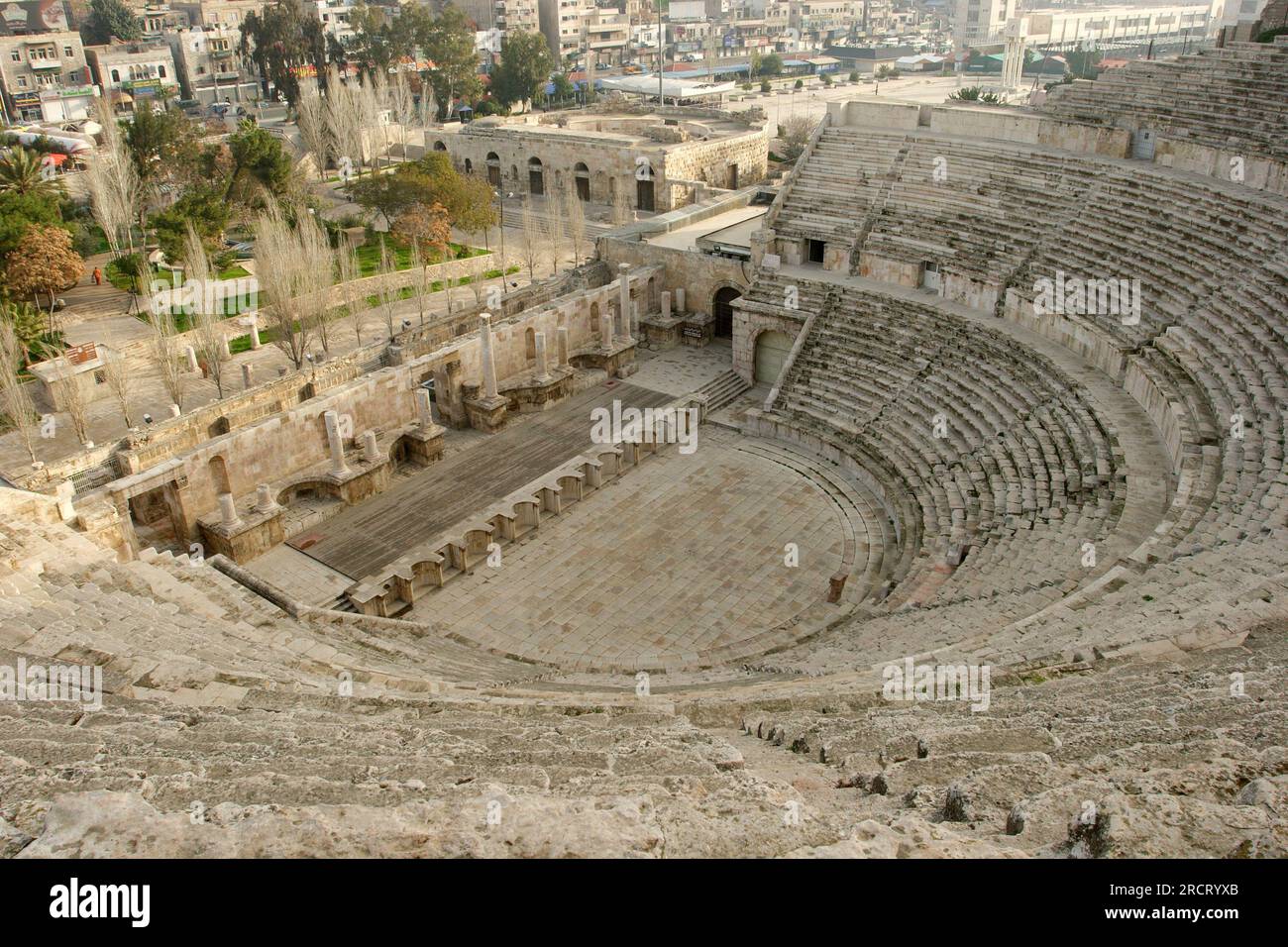 downtown, roman theater, Amman, عمان, Ammān, Jordan Stock Photo - Alamy