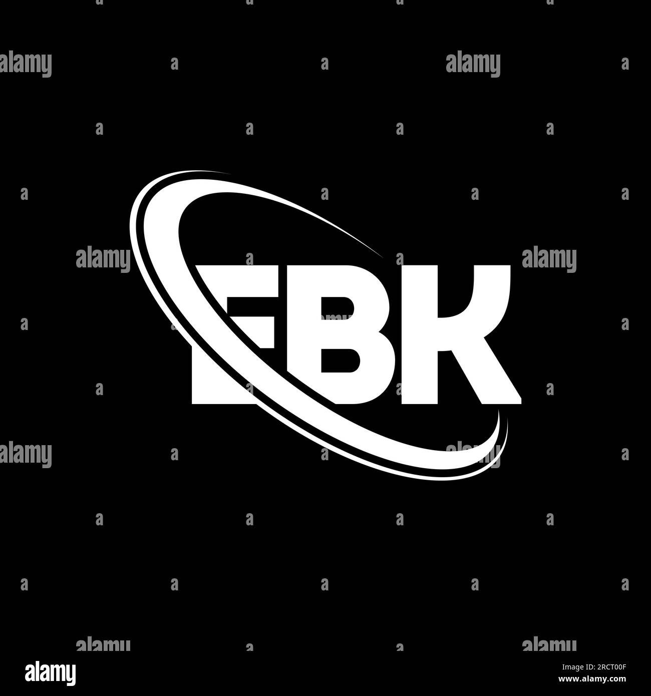 EBK logo. EBK letter. EBK letter logo design. Initials EBK logo linked ...
