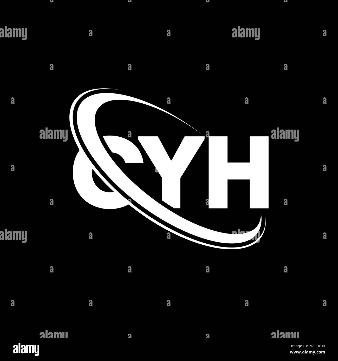 CYH logo. CYH letter. CYH letter logo design. Initials CYH logo linked ...