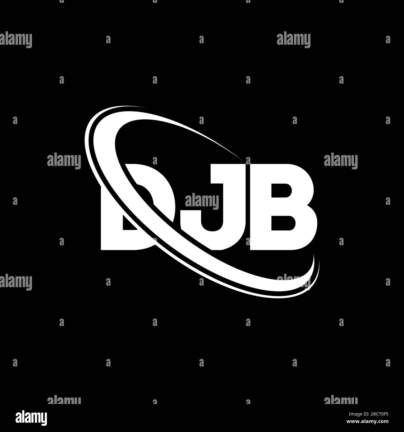 DJB logo. DJB letter. DJB letter logo design. Initials DJB logo linked with circle and uppercase ...