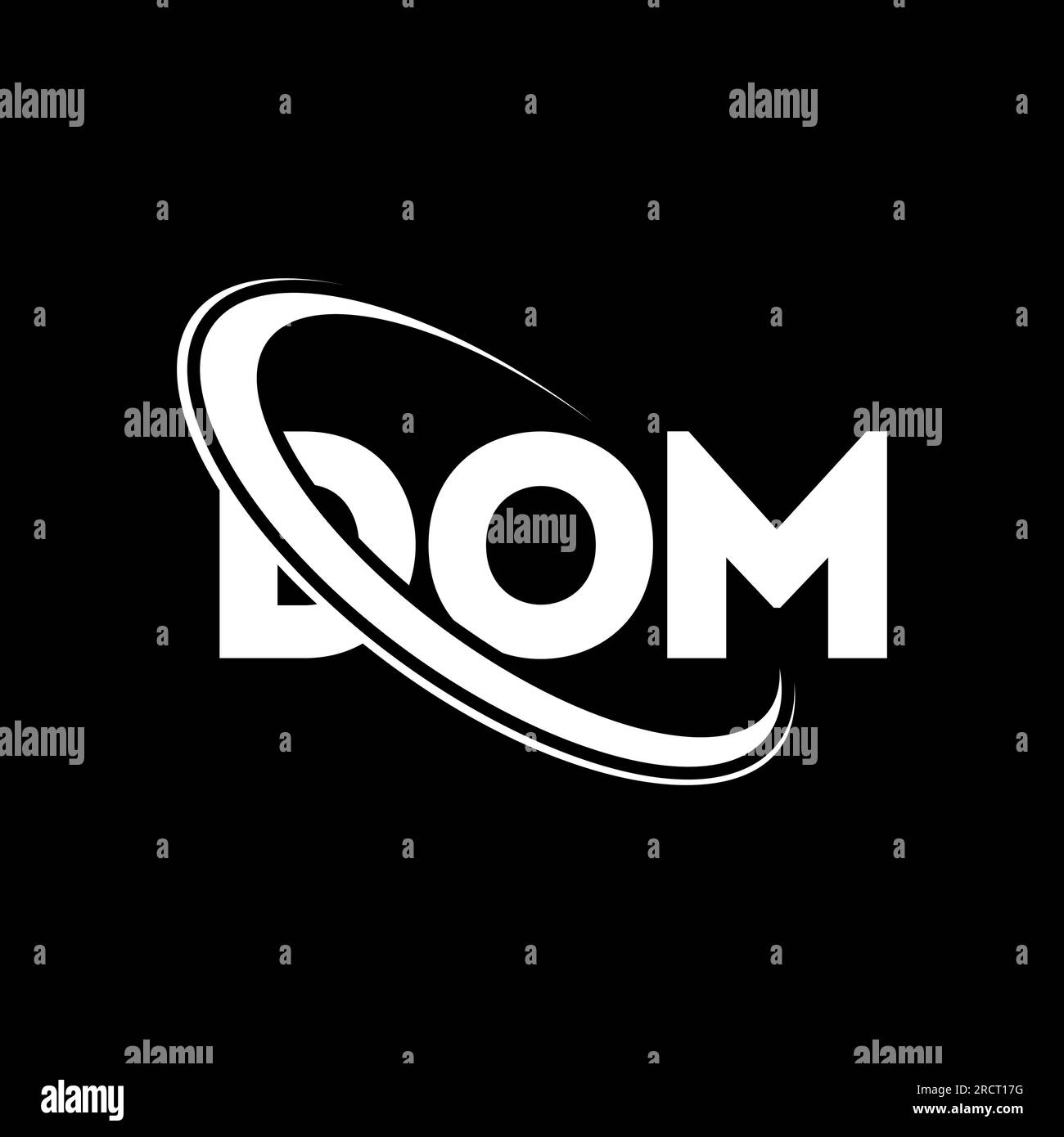 DOM logo. DOM letter. DOM letter logo design. Initials DOM logo linked ...