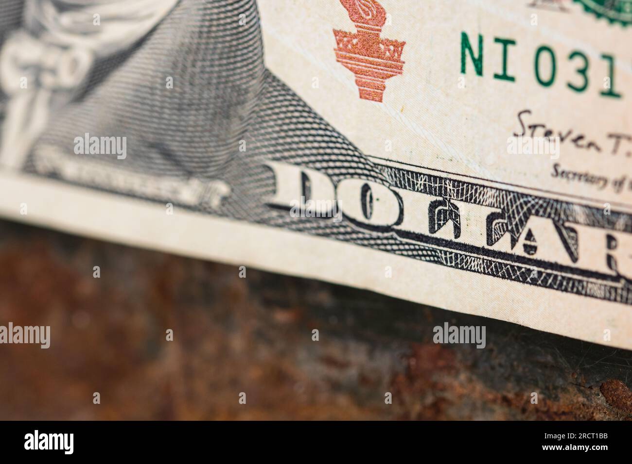 USD Currency Amidst American Inflation Challenges Stock Photo - Alamy