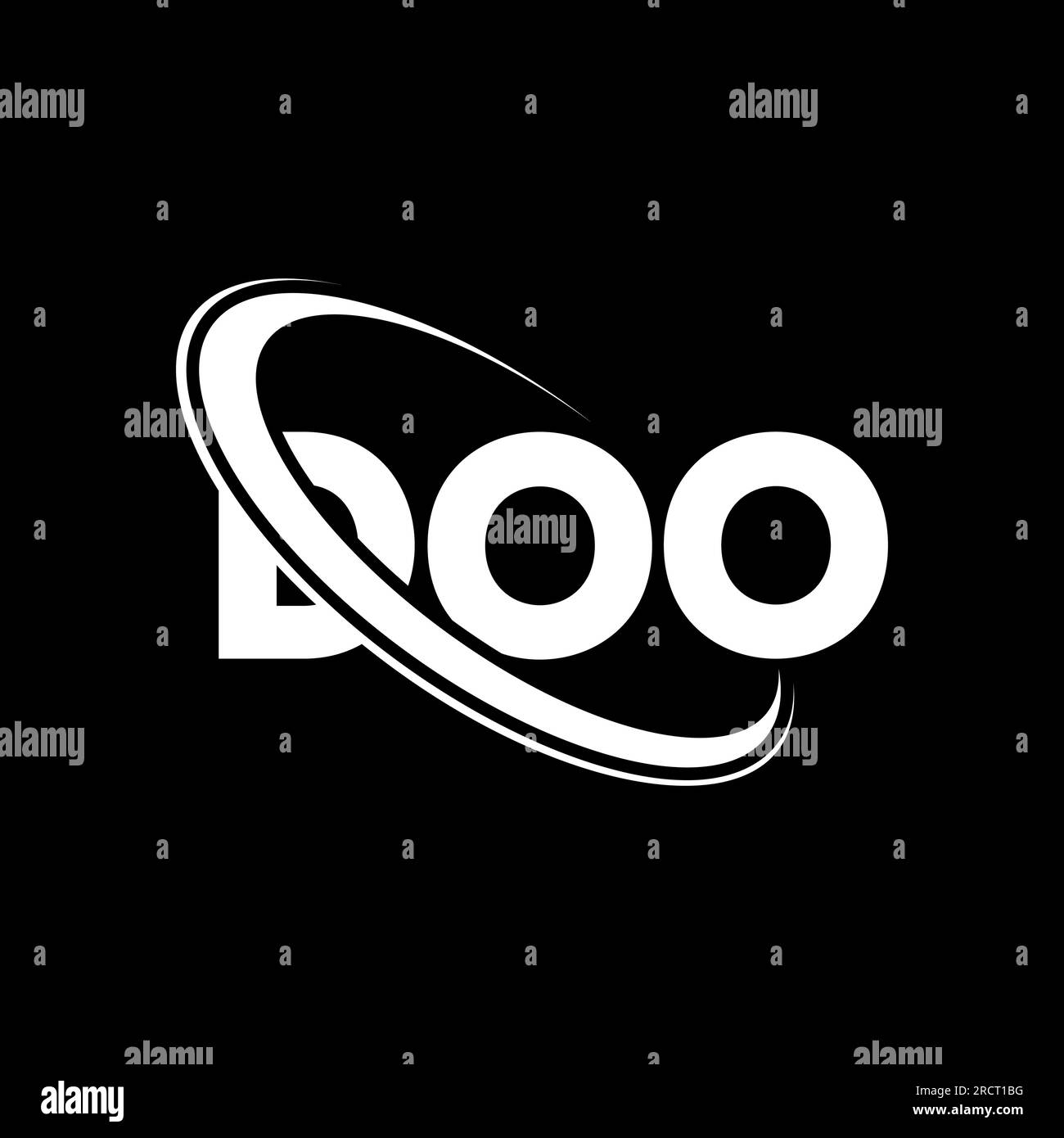 DOO logo. DOO letter. DOO letter logo design. Initials DOO logo linked ...