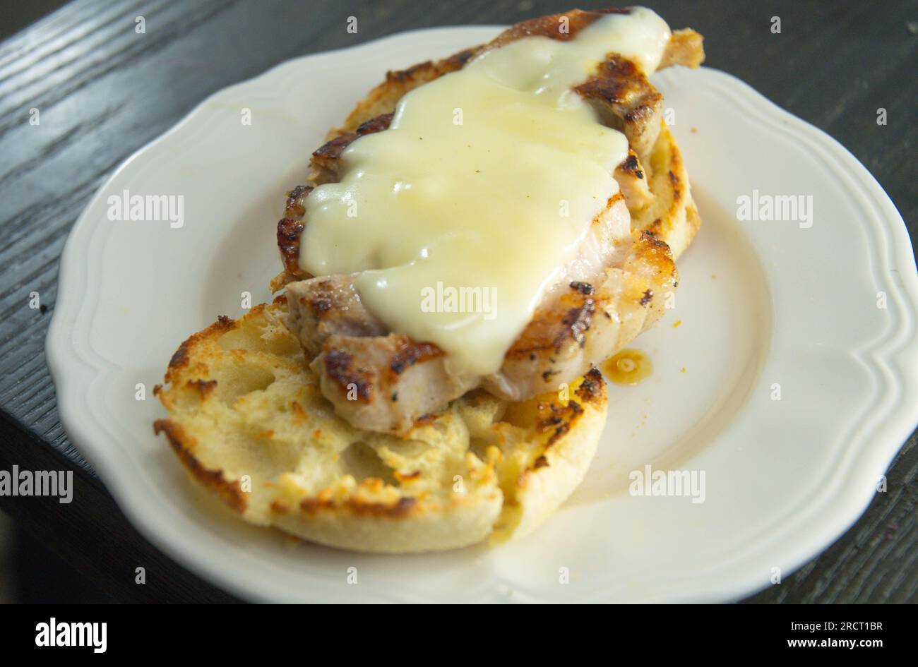 Home made meal on a plate fun food for everyone meat copy space food ...