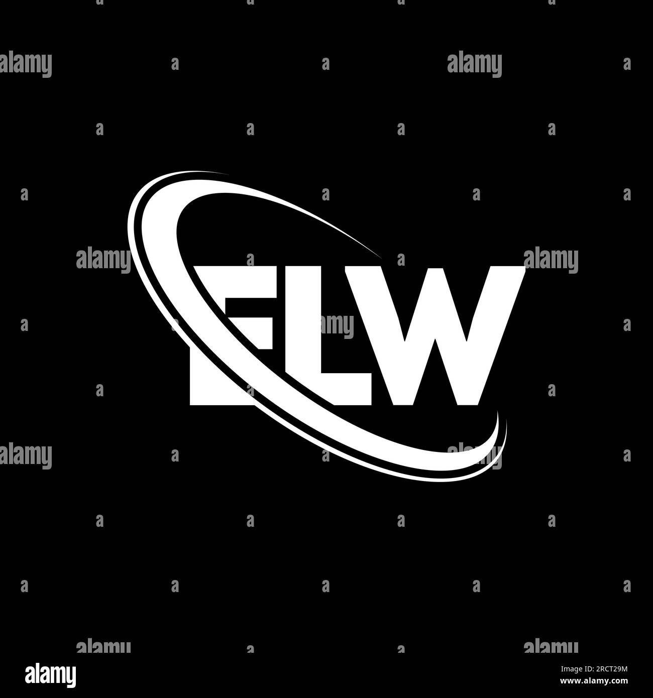 Elw logo design hi-res stock photography and images - Alamy