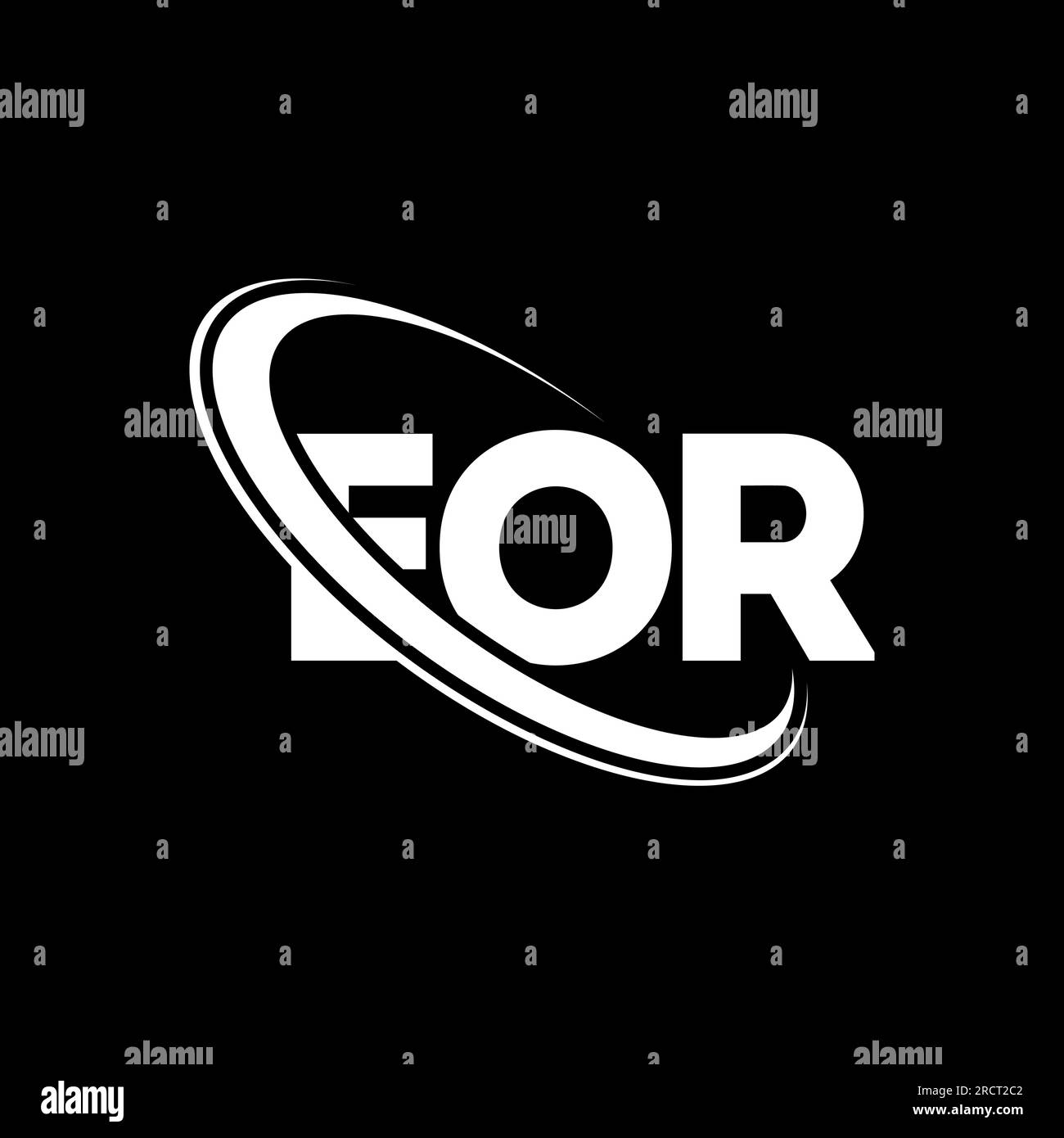 EOR logo. EOR letter. EOR letter logo design. Initials EOR logo linked ...
