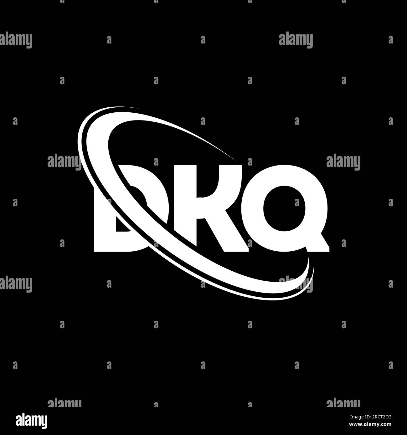 Dkq logo design hi-res stock photography and images - Alamy