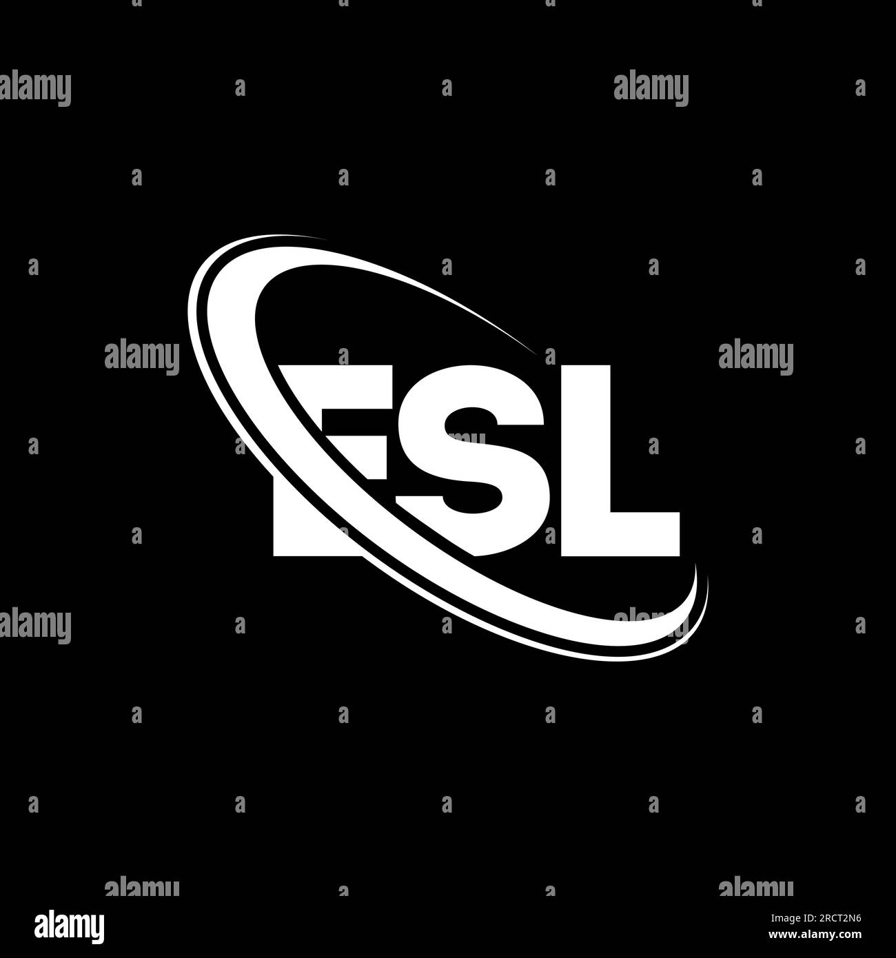 Esl minimalist logo hi-res stock photography and images - Alamy
