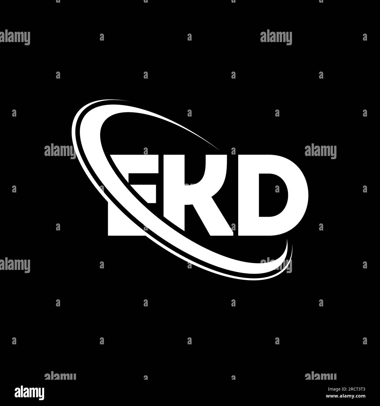 EKD logo. EKD letter. EKD letter logo design. Initials EKD logo linked ...