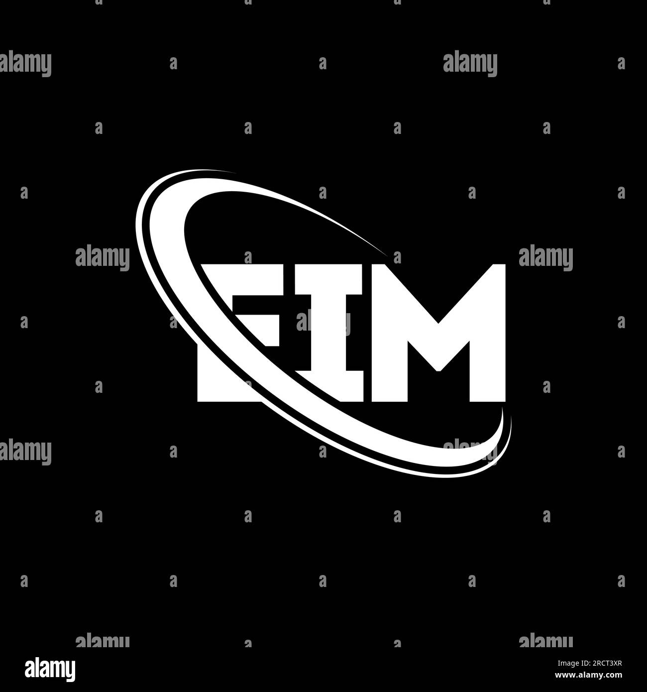 EIM logo. EIM letter. EIM letter logo design. Initials EIM logo linked ...