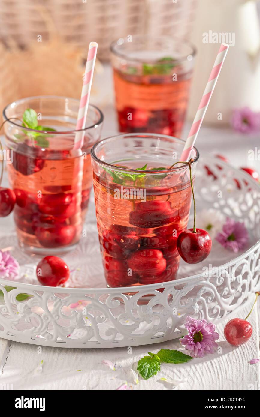 Chilled cherries hi-res stock photography and images - Alamy