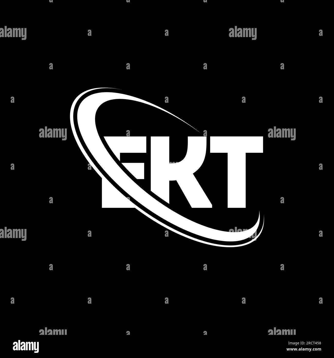 Ekt logo design Stock Vector Images - Alamy