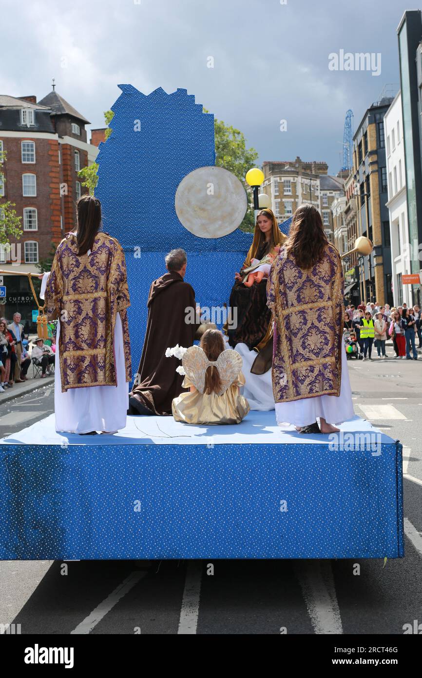 London, UK. 16 July 2023. London’s Italian community at annual ...